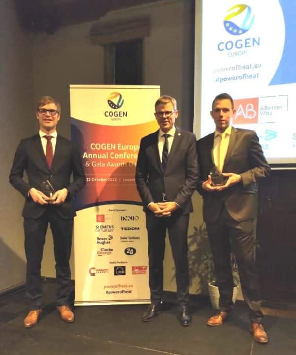 2G Energy in zwei Kategorien mit den COGEN Europe Recognition Awards ...