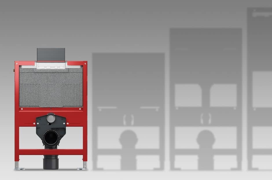 TECEprofil WC-Modul mit Uni 750-Spülkasten: Geringere Bauhöhe, mehr ...