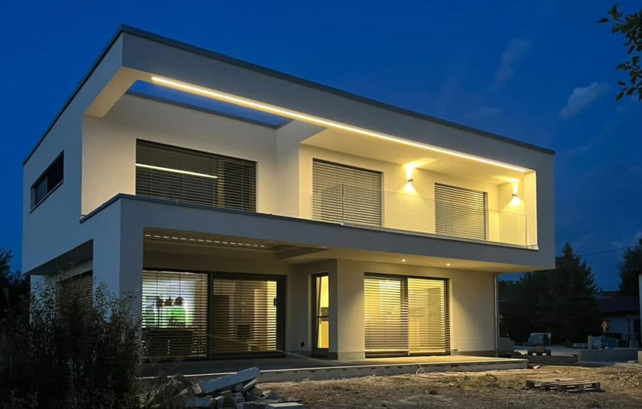 Modernes Flachdachhaus - WirliebenBau