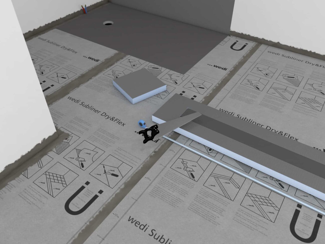 wedi Sanwell XS Duschwandmodul - kompakt, schnell, sicher. - WirliebenBau
